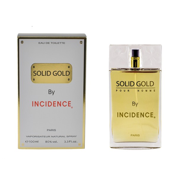 Solid Gold By Incidence | Perfume Paris Bleu - Perfumes.com.br